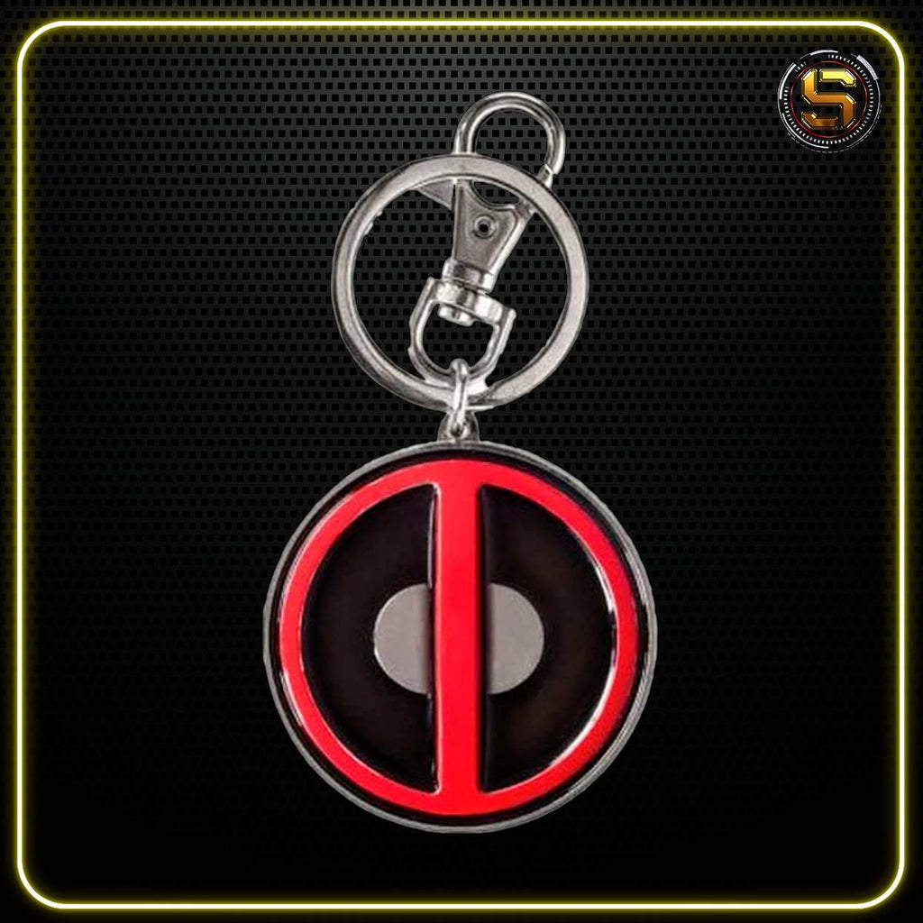 Monogram Keychain Deadpool Logo Pewter Key Ring El coleccionable ...