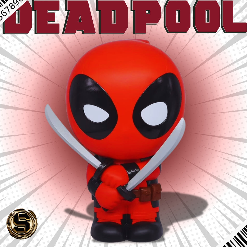 Monogram Marvel Deadpool Figural Bank El Coleccionable Perfecto para Fans