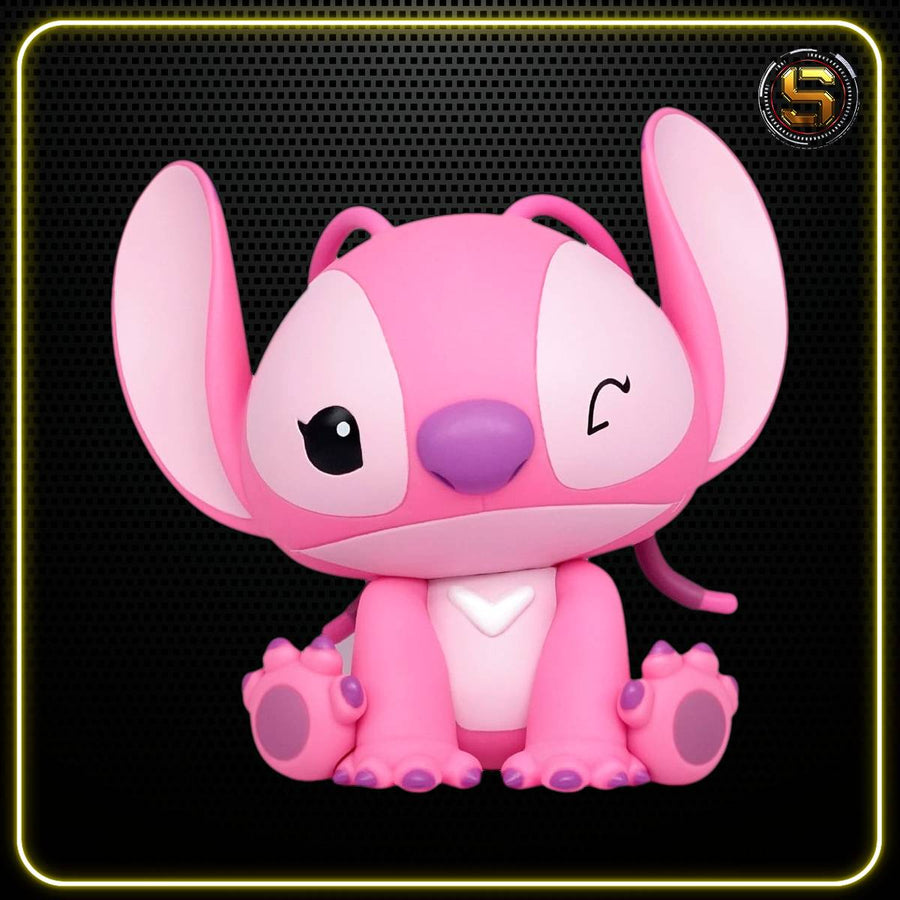 Monogram Disney Lilo And Stitch Angel Figural Pvc Bank El Coleccionable ...