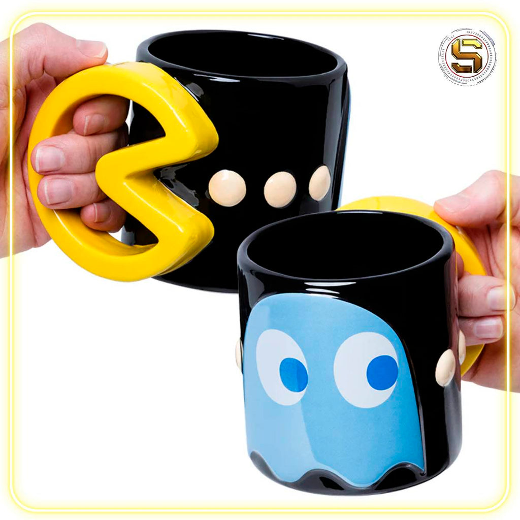 Paladone Games Pac Man Shaped Mug El coleccionable perfecto para Fans