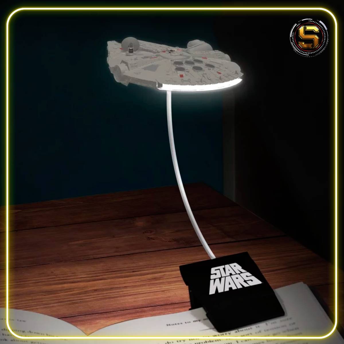Paladone Movies Star Wars Millennium Falcon Book Light El coleccionable ...