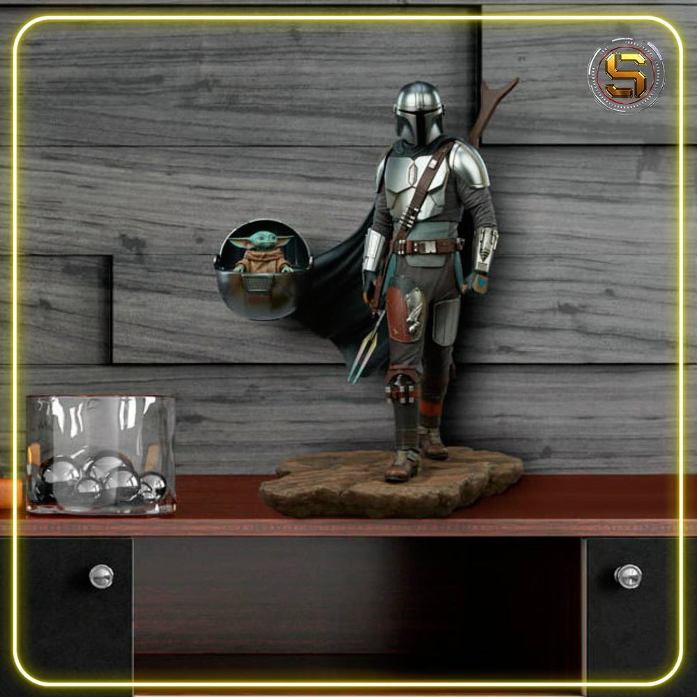 SIDESHOW STAR WARS: THE MANDALORIAN THE MANDALORIAN AND GROGU PREMIUM