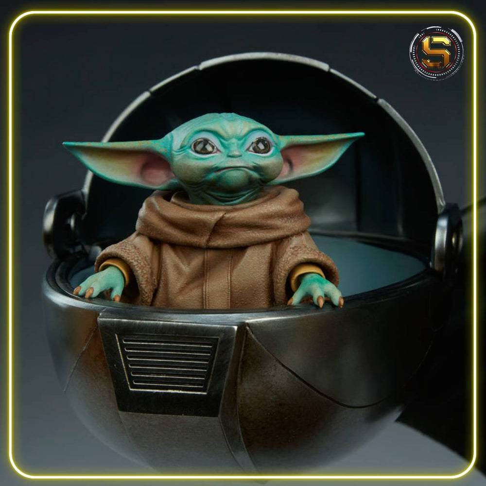 SIDESHOW STAR WARS: THE MANDALORIAN THE MANDALORIAN AND GROGU PREMIUM
