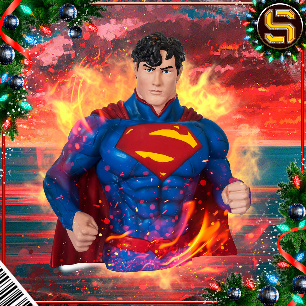 Monogram Dc Superman New 52 Bust Bank El Coleccionable Perfecto para Fans